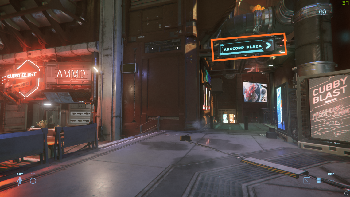 [정보] ArcCorp Area18 공항 찾기 | 스타시티즌 - 갤럭시허브